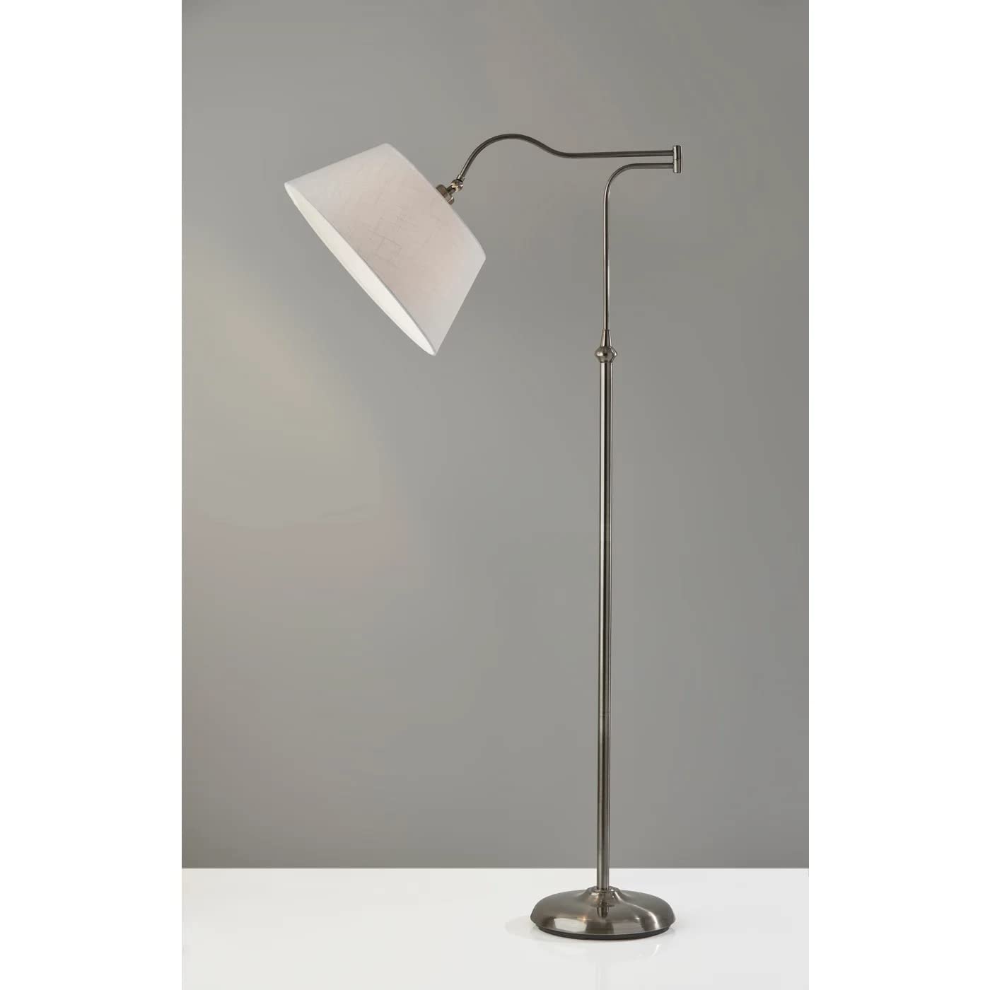 Adesso 3349-23 Rodeo Floor Lamp, 60 in., 150W, Antique Pewter, 1 Floor Lamp