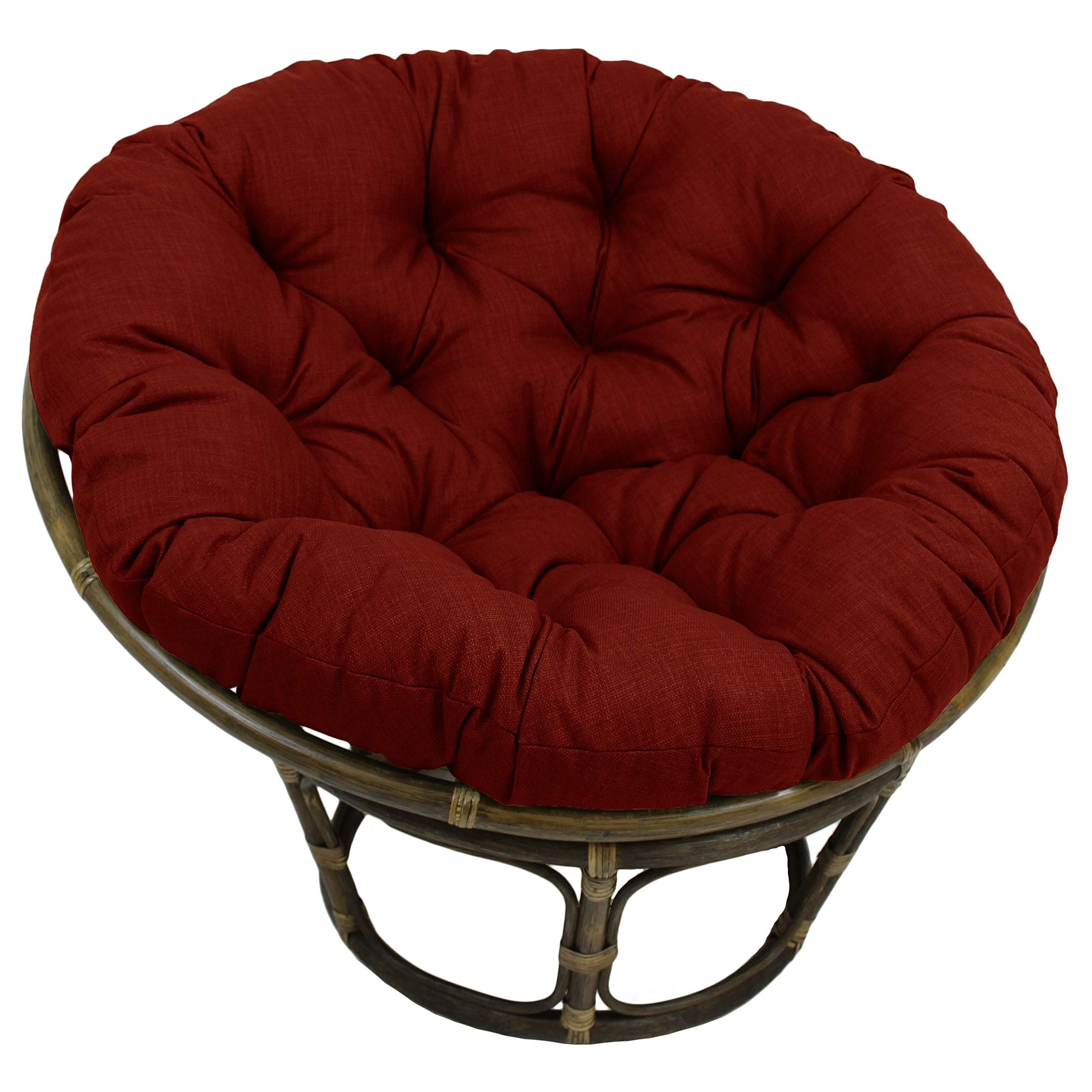 Blazing Needles 52-inch Indoor/Outdoor Papasan Cushion (Cushion Only) Sea Blue Specialty