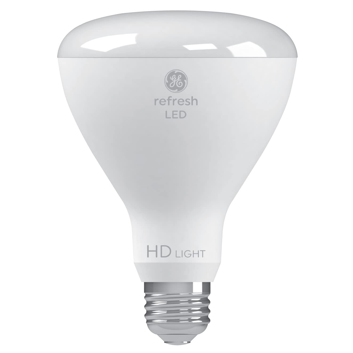 GE Refresh LED Light Bulbs, 65 Watt, Daylight, BR30 Indoor Floodlights (2 Pack)