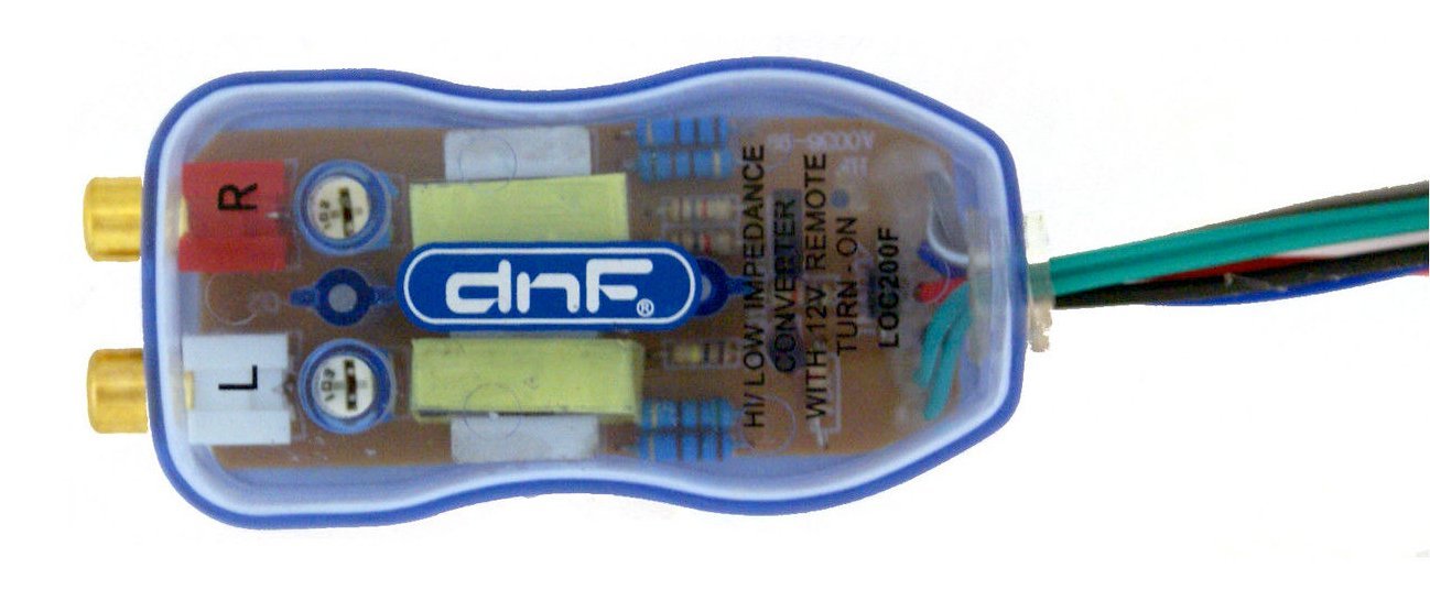 DNF High - Low Level Adjustable Impedance Converter 2 Channel Hi Low Remote Wire Sensing