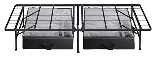 Simple Houseware 2 Pack Under Bed Storage Bin, Black
