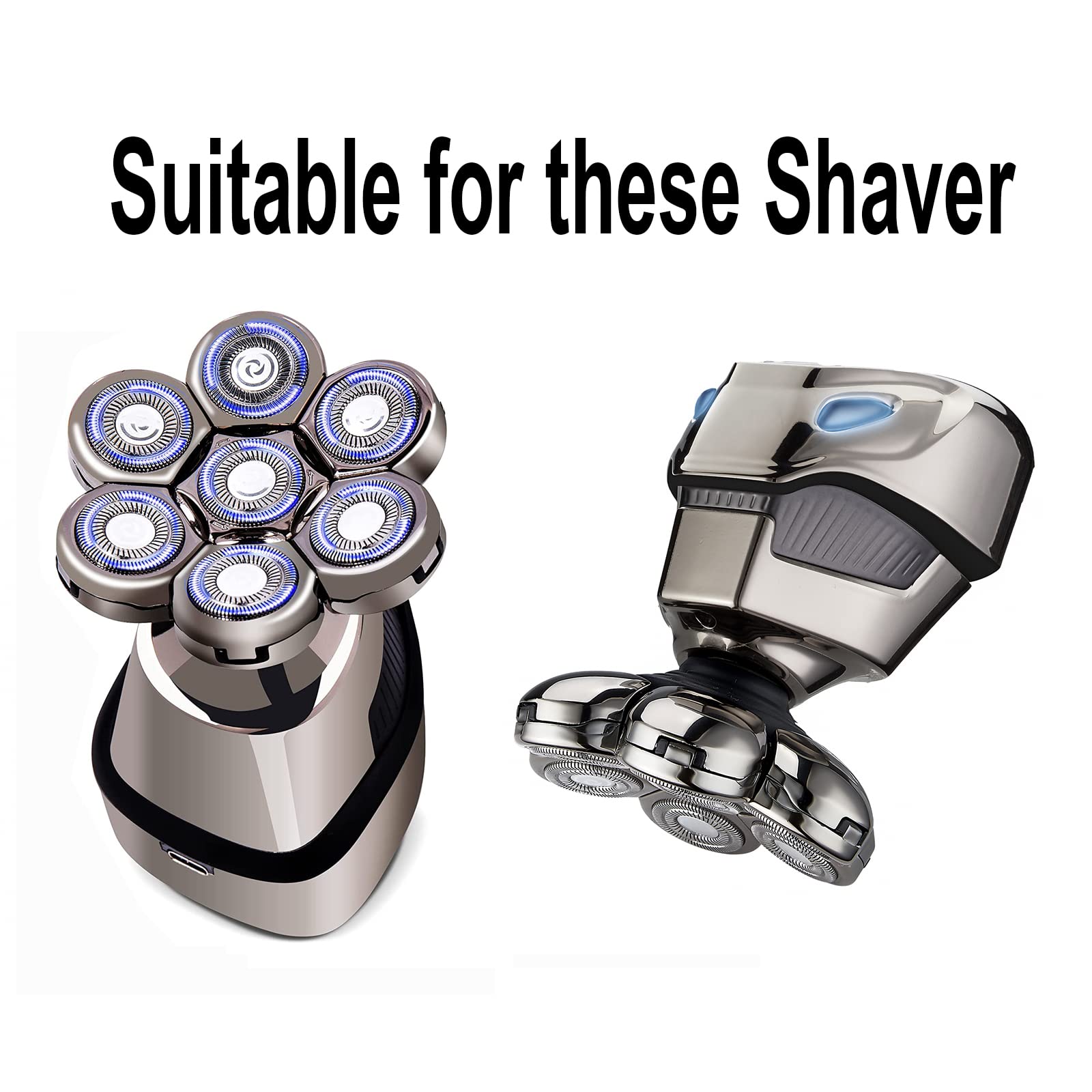 7D Head, Replacement Head for Shaver, Accessories