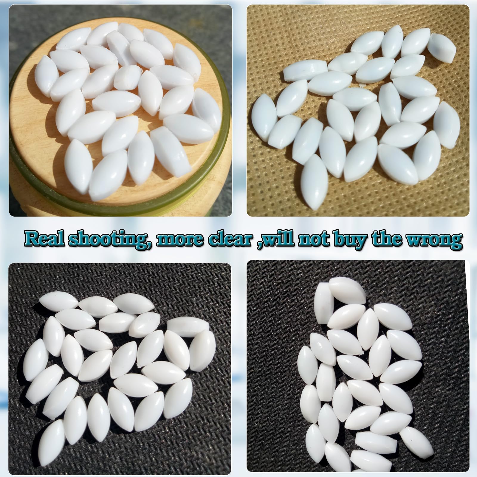 Magnetic Stirrer Stir Bar PTFE Magnetic Mixer Stir Bars (5X10mm, Olive Shape, 10pcs)