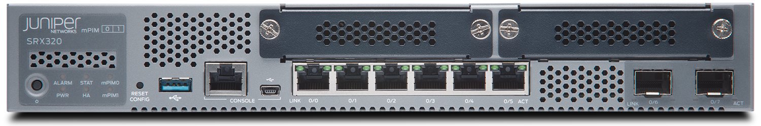 Juniper SRX320 8-Port Security Services Gateway Appliance