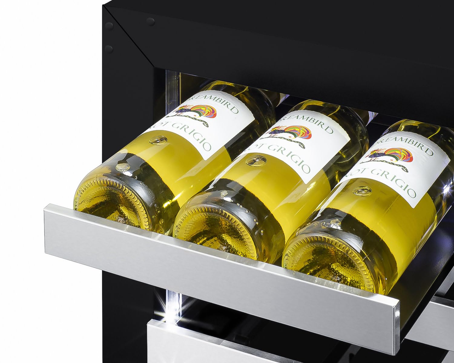 Summit ASDW1522 Summit ASDW1522 15 Inch Wide 18 Bottle Capacity Built-In Wine Cooler with Front Door Lock