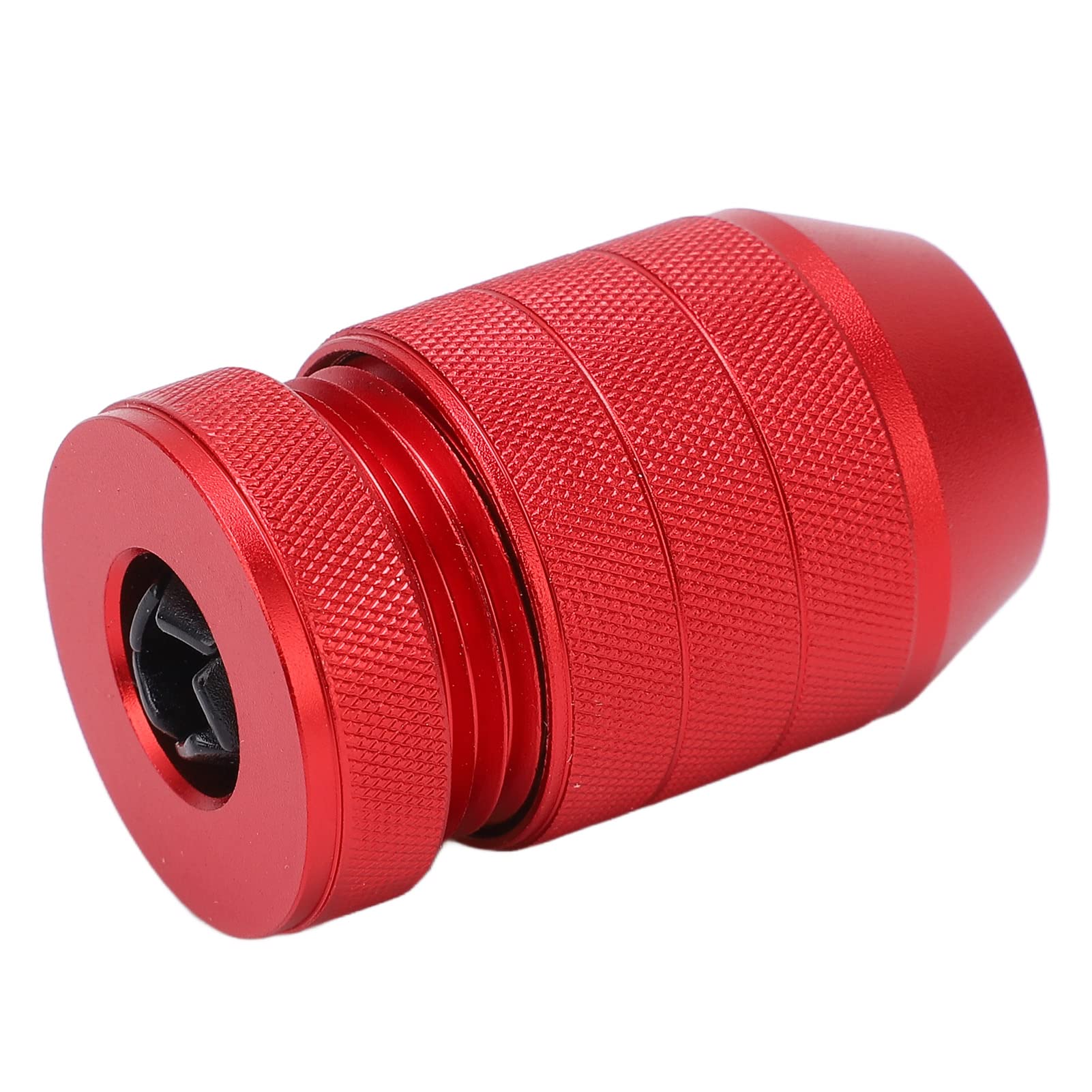 Adjustable Aluminum Alloy Drill Stop Collar Anti Slip Nylon Inner Ring Drill Stop Collar for Woodworking(For 0.24 to 0.43in Drill Bit)