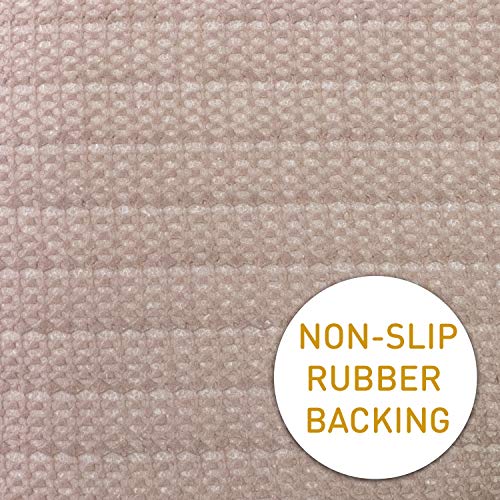 Sweet Home Collection Chair Cushion Memory Foam Pads Tufted Slip Non Skid Rubber Back U-Shaped 17" x 16" Seat Cover, 4 Count (Pack of 1), Grey