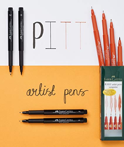 Faber Castell 167188 Water-Based Markers, Pit Artist Pen, 188, Sungin, Small