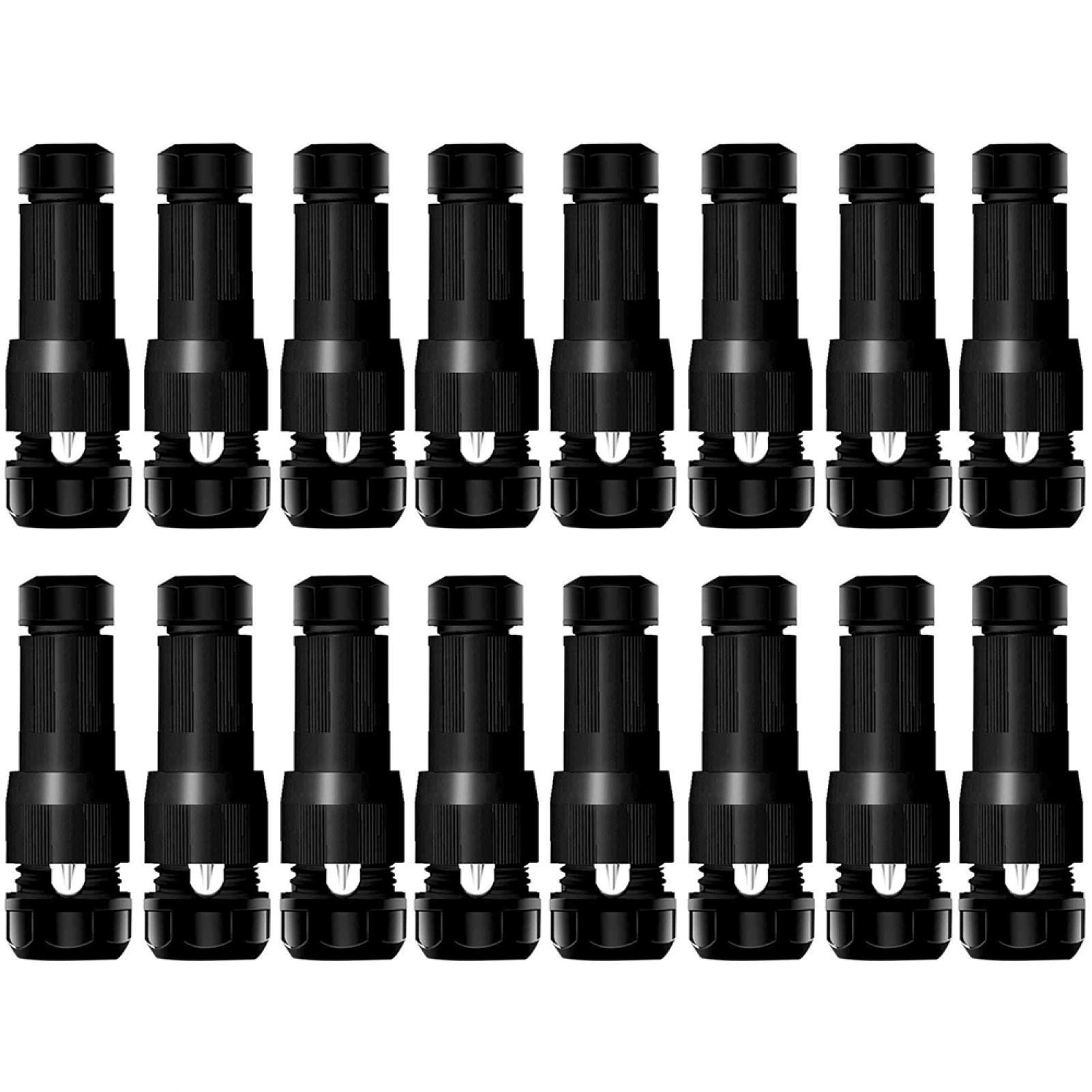 BWWNBY Landscape Light Cable Connector Wire Low Voltage Cable Connector Outdoor Portable 12-16 Gauge for Garden, Pathway, Walkway, Driveway, Yard, Patio, Lawn, Walls, Trees(16pcs)