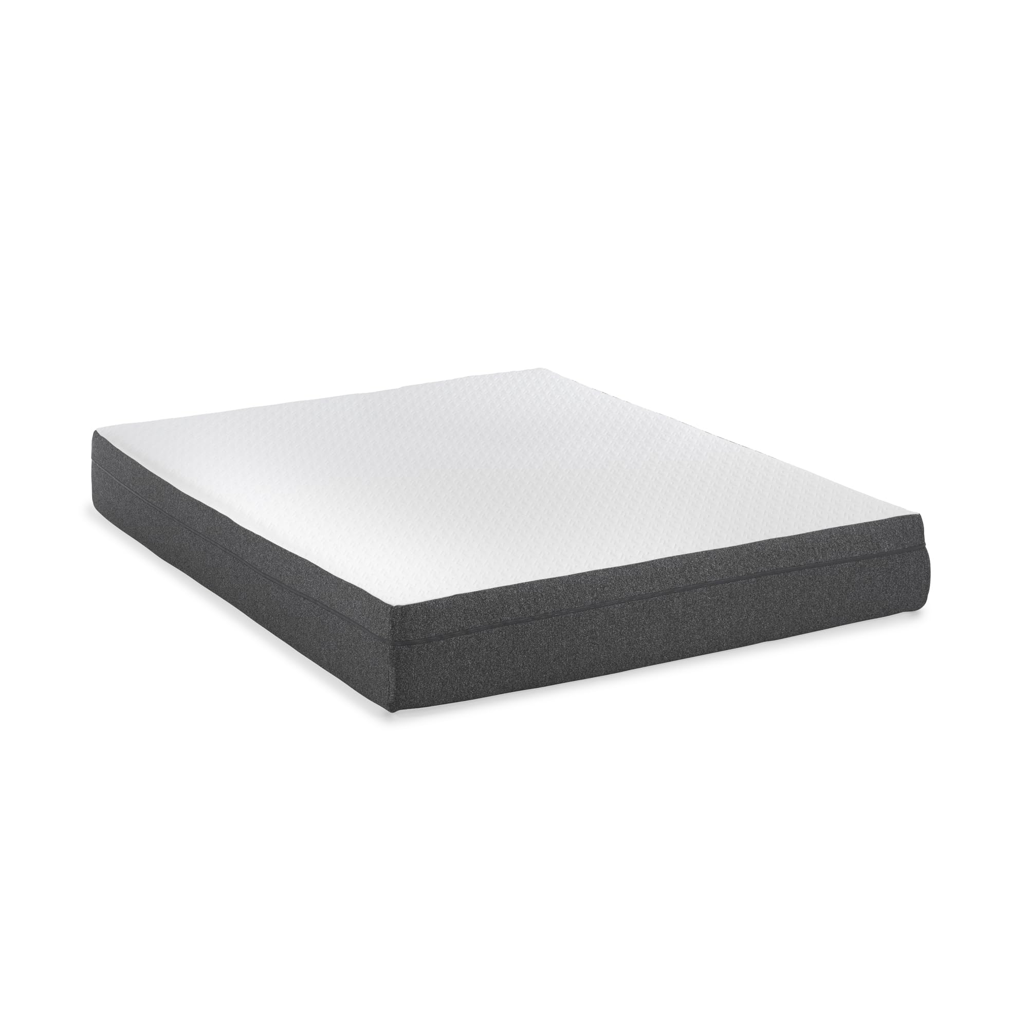 Blissful Nights - Twin Long Mattress - Medium Firm 10" Cool Gel Memory Foam with Patented Edge Support and Cooling Air Grid - CertiPUR-US Certified Foams