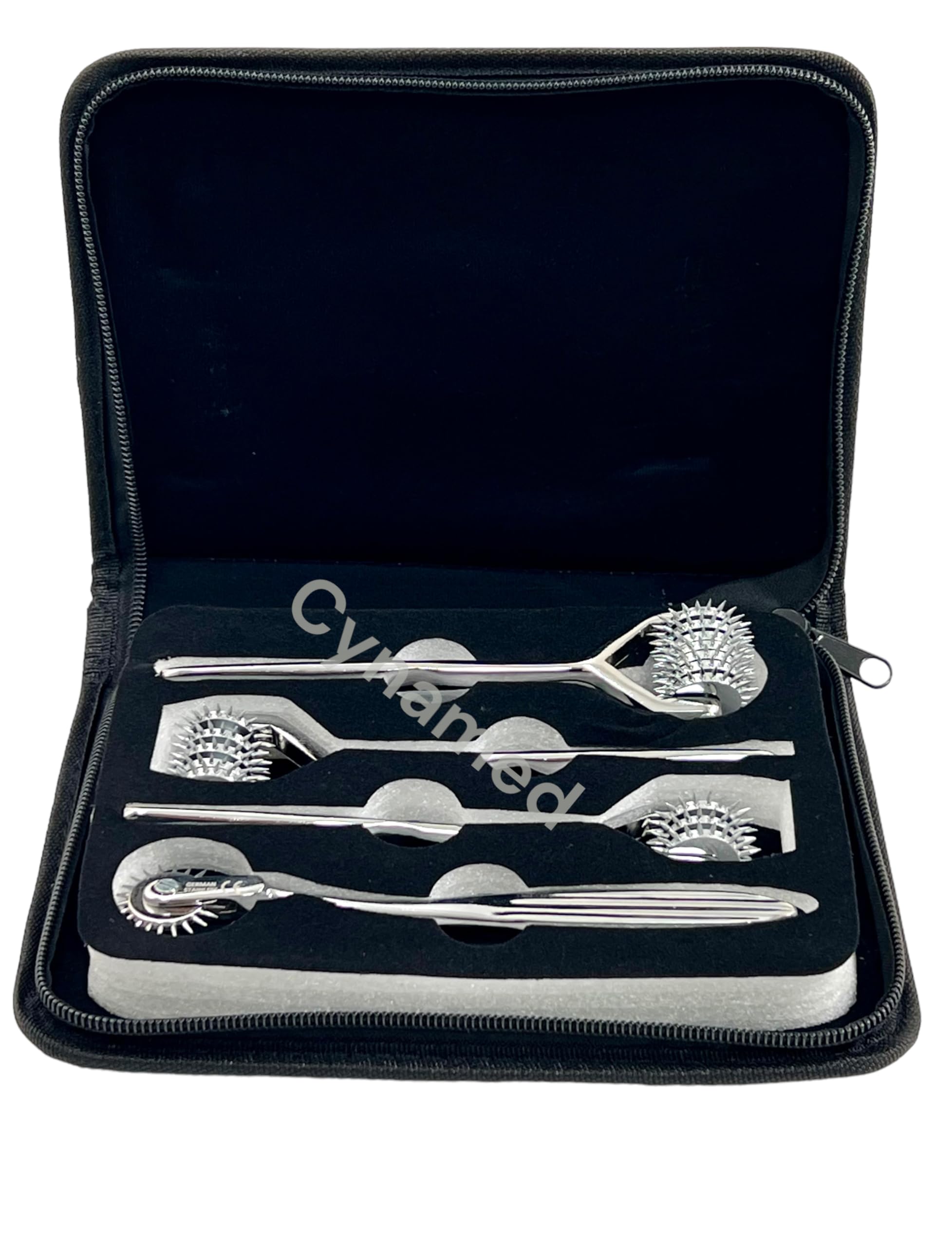 Artlab-Wartenberg Neuro Pinwheel 1, 3, 5 & 7 Head Spur - Setof 4 - Diagnostic Sensory Instrument - German Stainless CE