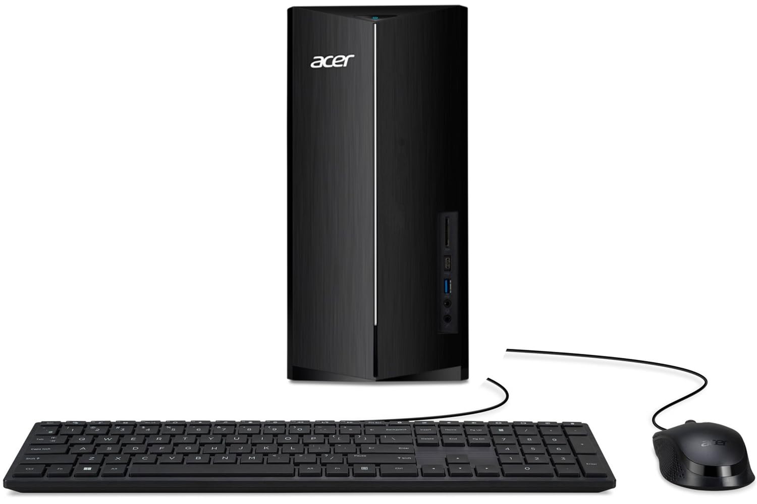 acer Aspire TC-1770 Desktop (13th Gen Intel i5-13400 10-Core, 32GB RAM, 1TB PCIe SSD, Intel UHD 730, WiFi 6E, Bluetooth 5.3, HDMI, SD Card, Wired KYB and Mouse, Win 11 Pro) with Dockztorm Hub
