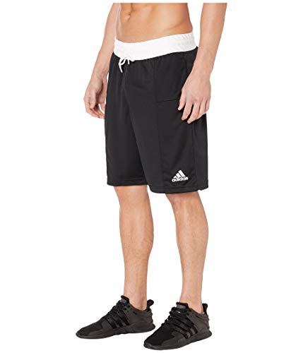 adidas Men's Sport 3-Stripes Short Black/White Small