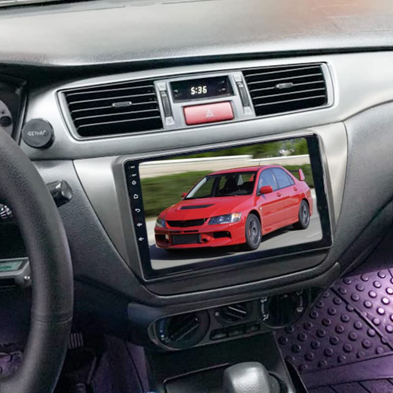 9 inch Car Radio Fascia for Mitsubishi Lancer IX 2006 Double Din CD DVD Player Frame Dash Mount Kit Trim Panel Audio Video Bezel