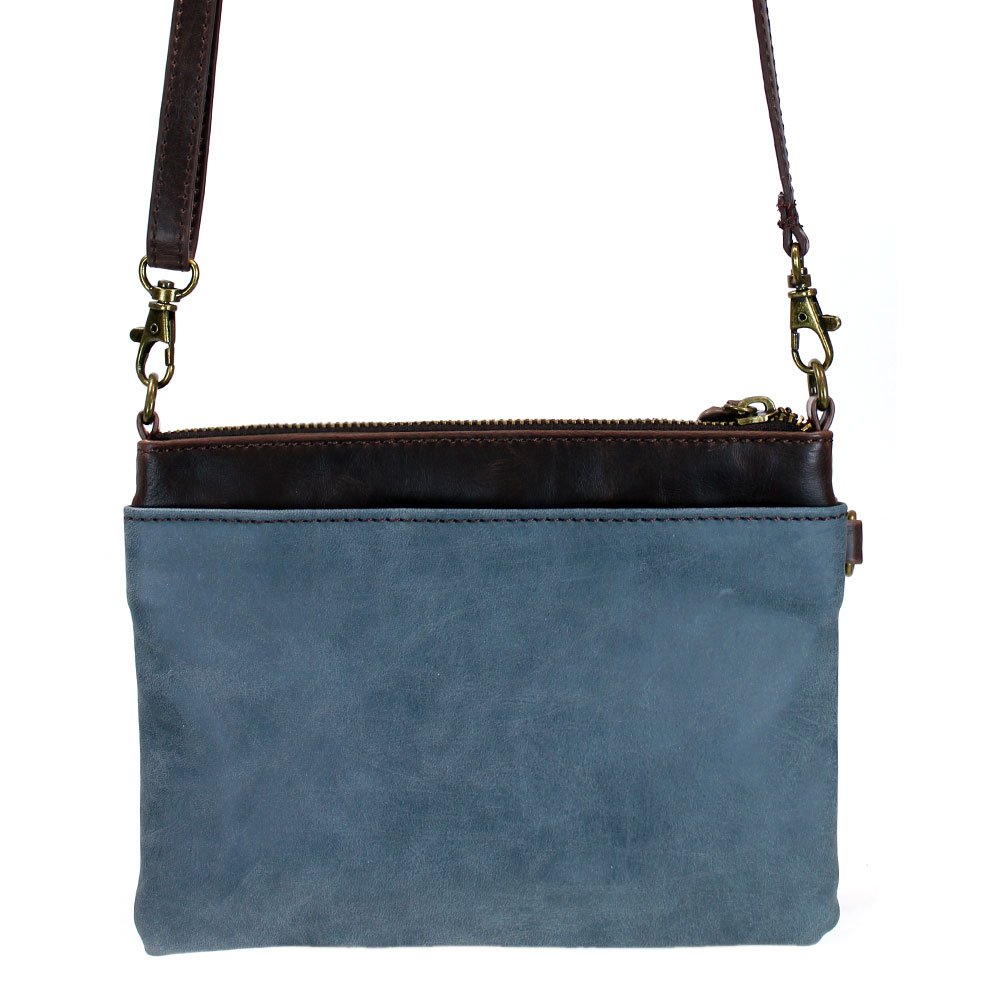 Chala Small Crossbody Phone Purse with 2 Adjustable Strap (Weiner Blue)