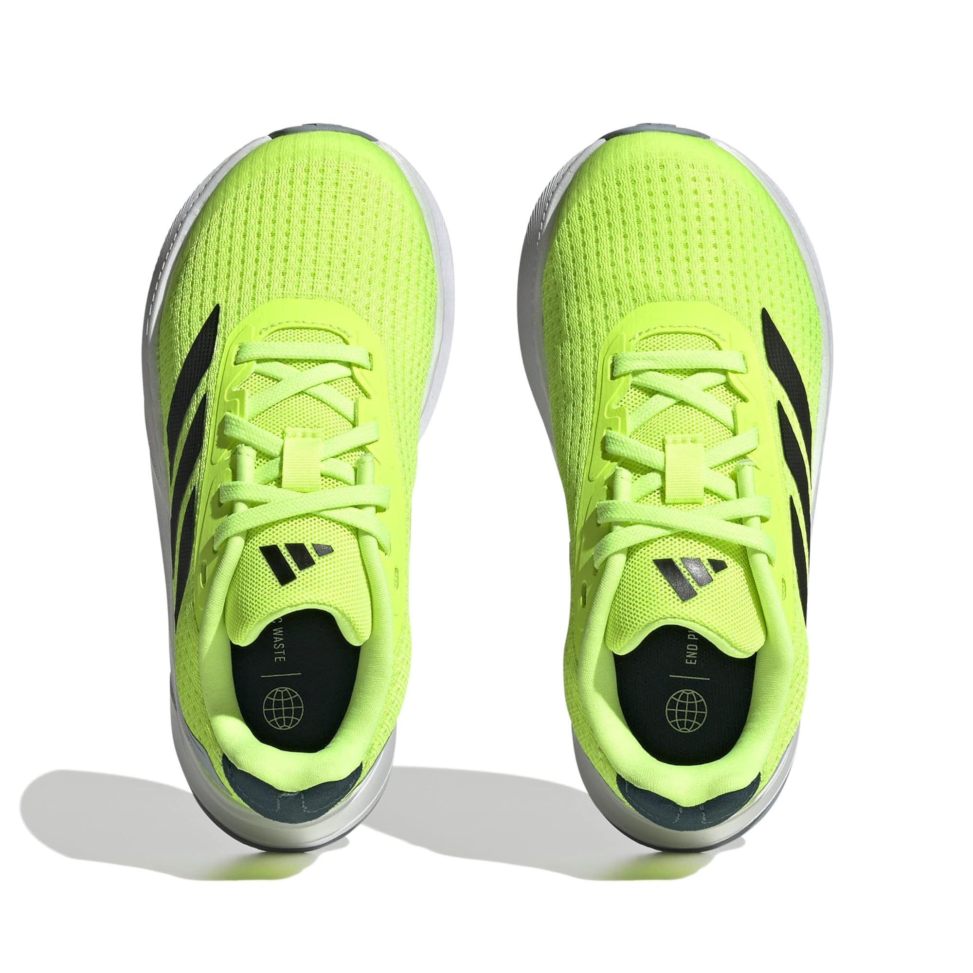 adidas Duramo SL Sneaker, Lucid Lemon/Core Black/Wonder Blue, 1.5 US Unisex little kid