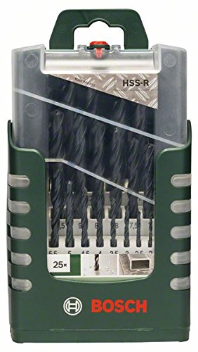 Bosch DIY 2609255135 Metal Drill Grip Bits High-Speed Steel-R 1-13 mm 25 Piece