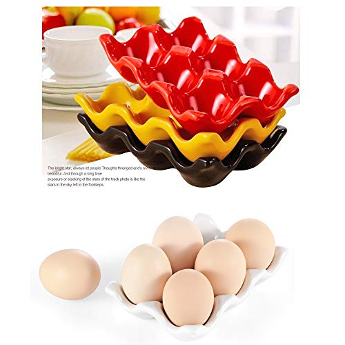 URWOOW Cup Egg Tray Holder (White)