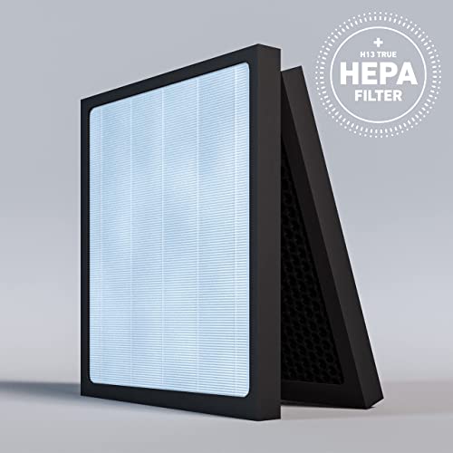 HATHASPACE Air Purifier HEPA Filter Replacement - Certified Filters for HSP001 Smart Purifiers - Easy to Install, Improved Air Quality - 1 Set, H13 True HEPA