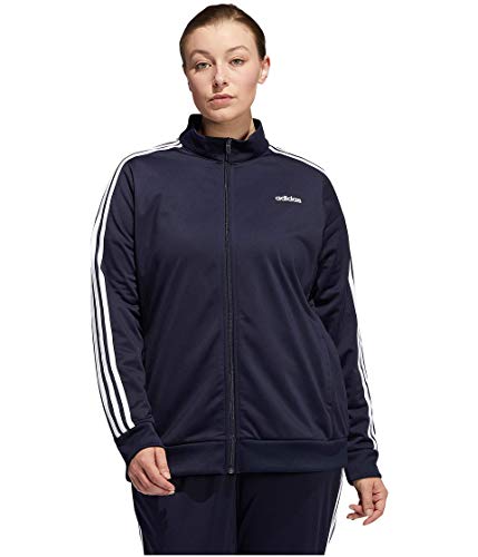 adidas Female Essentials Tricot Track Top,Ink/White,3X