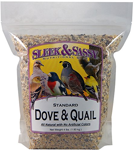 SLEEK & SASSY NUTRITIONAL DIET Dove & Quail Bird Food (4 lbs.)