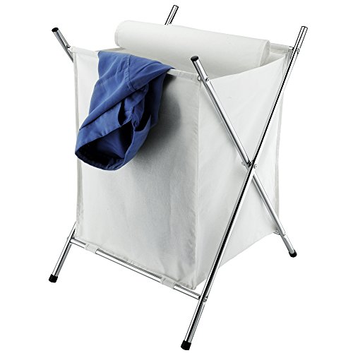Furinno Wayar Foldable Laundry Basket, Chrome