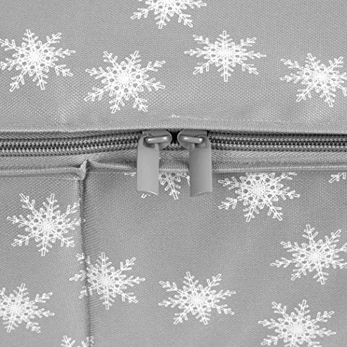 Wrapping Paper Storage Container – Fits up to 27 Rolls 1 3/8” Diam. - Underbed Gift Wrap Organizer Bags, Wrapping Paper Rolls, Ribbon, and Bows - Under Bed- Durable Material 600D - Up to 40” Rolls
