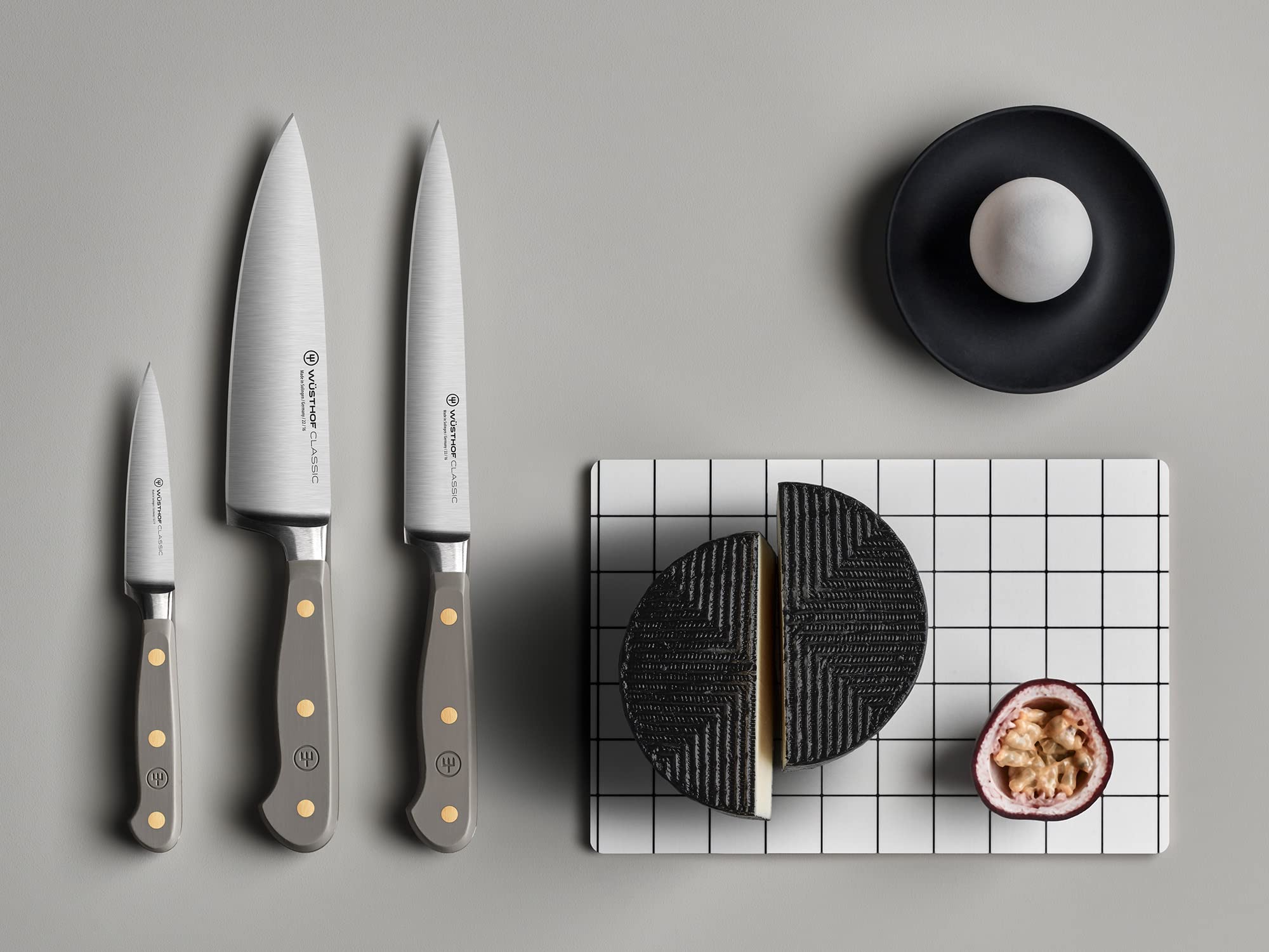 WÜSTHOF Classic Velvet Oyster 8 Piece Knife Block Set
