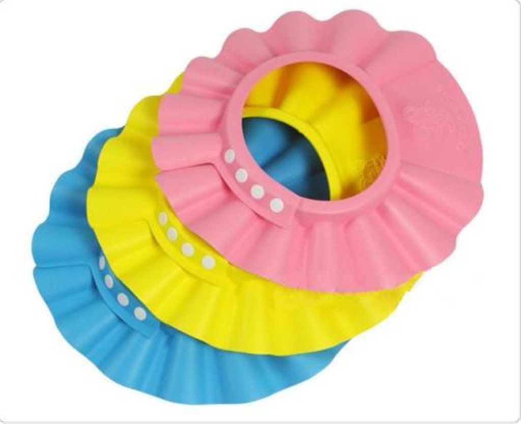 GUAngqi Water Resist Children Wash Hair Shampoo Shield Bath Shower Waterproof Cap Hat