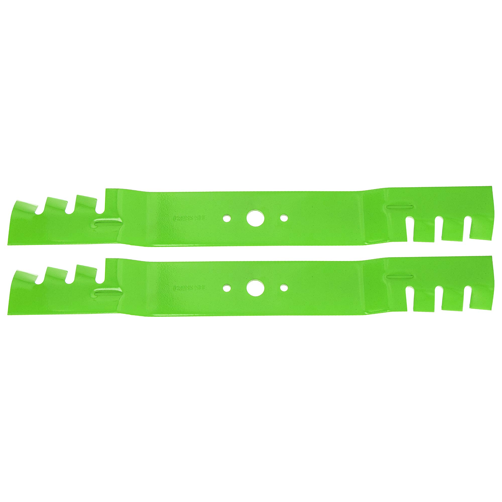 8TEN LawnRAZOR Mower Blade Set for MTD Cub Cadet LT1042 42 inch Decks 759-3830 742-3033 742-04101 759-04081 (Toothed Mulching)