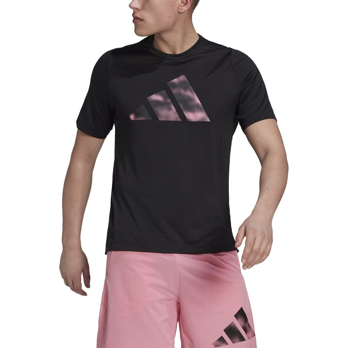 adidas Men's Icon Graphic Training Tee, White, Medium
