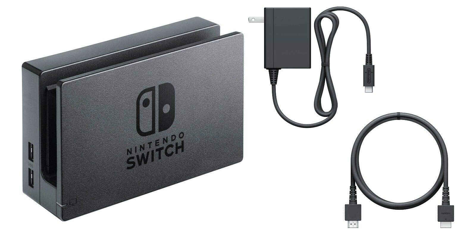 Charging Dock, AC Adapter, & HDMI Cable for Switch Console (Bulk Packaging)