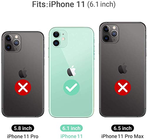 ULAK Clear Case Compatible with iPhone 11 6.1-Inch 2019, Transparent Thin Slim Protective Phone Cover