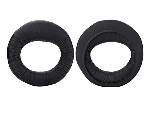 VEKEFF Replacement Ear Pads Earpad for Sony MDR-RF4000, RF5000, RF6000, RF6500, RF7000, RF7100, MDR-DS6000, DS6500, DS7000, DS7100 Headphones (Black-PU)