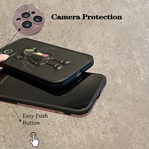 DOWINTIGER Cool iPhone 11 Pro Max Case for Boys Men, Kawaii 3D Cartoon Street Fashion Shockproof Protection TPU and IMD Protective Designer Case for iPhone 11 Pro Max - Black
