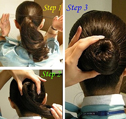 OMORFIEER Hair Nets for Buns Nets for Ballet Girls Hair Net for Wig 20 Pcs 30 inch Black