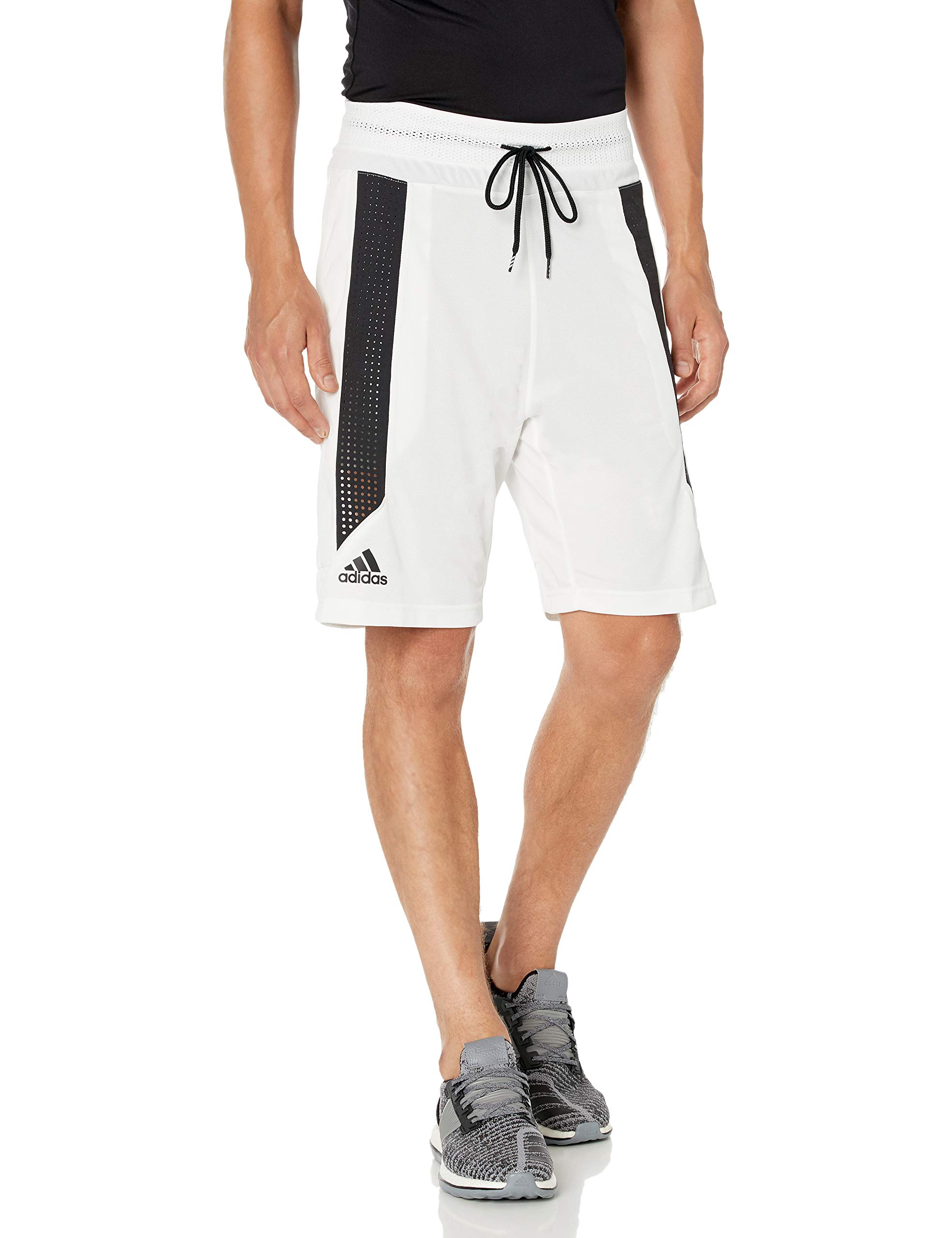 adidas Male Creator 365 Shorts, White/Black , XL