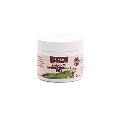 Fluker's 73007 2:1 Calcium to Phosphorus Reptile Dietary Supplement, 2-Ounce