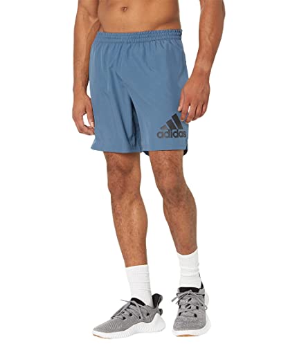 adidas Men's Run It Shorts, Wonder Steel, Small