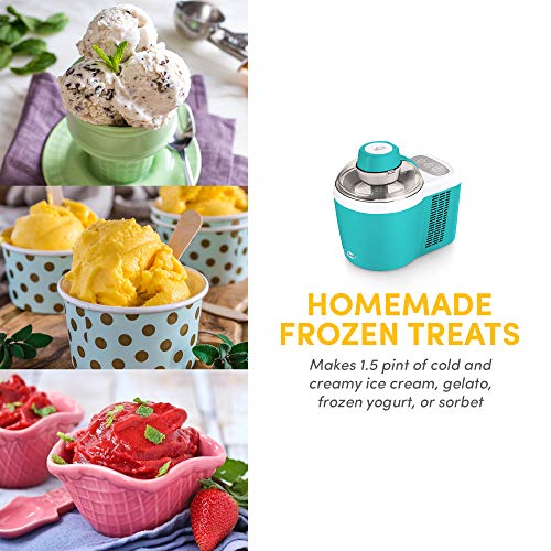 Mr. Freeze Self-Refrigerating Ice Cream Maker, Frozen Yogurt, Sorbet, Gelato Treat, 1.5-pint, EIM-700T