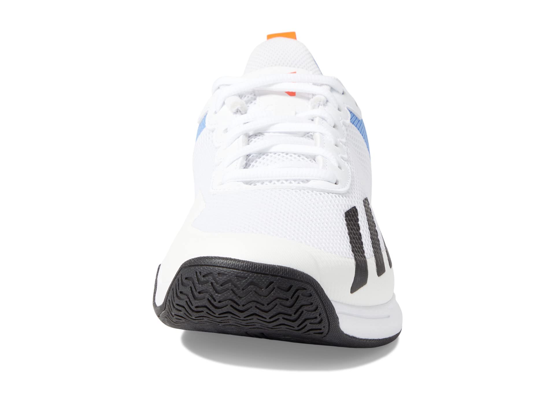 adidas Men's Courtflash Speed Tennis Shoe, White/Black/Black, 11.5