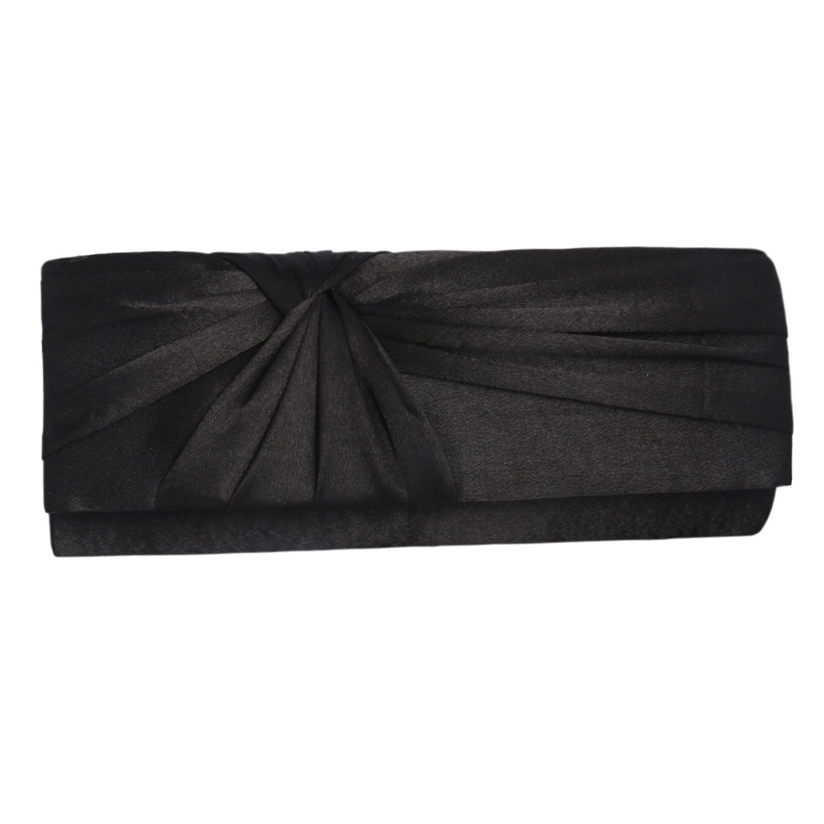 Adoptfade Womens Wedding Bag Satin Pleated Formal Retro Evening Clutch Bag,Grey
