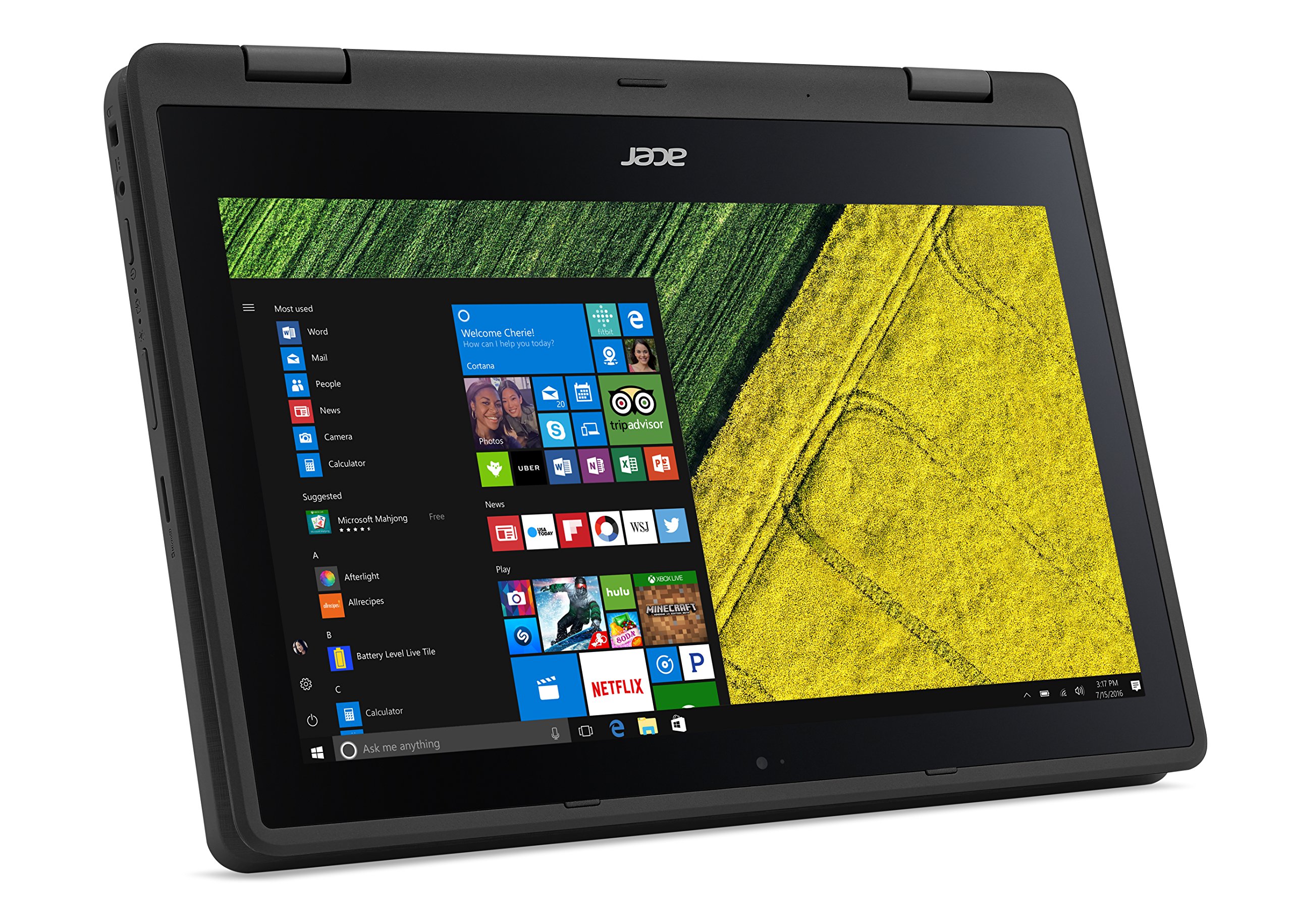 Acer SP111-31N-C4UG Spin 1, 11.6" Full HD Touch, 2 in 1 Laptop, Celeron N3350, 4GB DDR3L, 32GB Storage, Office 365, Stylus, Obsidian Black