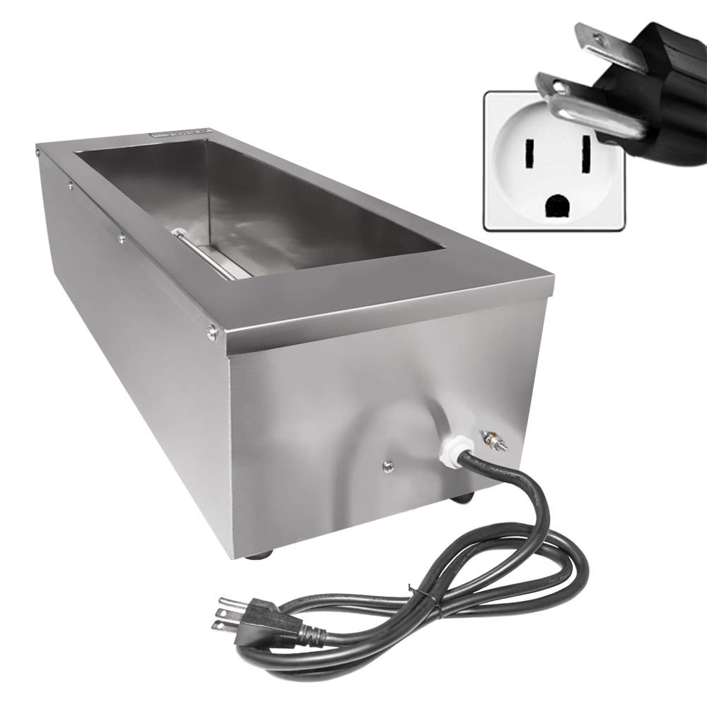 ALDKitchen Chocolate Melting Pot | Manual Control Chocolate Melter for Home or Bakery Use | 3 Tanks for 13.5 lb (6 kg) of Tempered Chocolate | 110V | 1kW