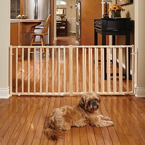 MidWest Homes for Pets Extra-Wide Swing Pet Safety Gate, Expands 50.25 - 94' Wide, 24' Tall