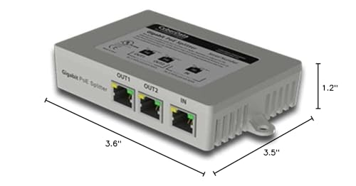 CyberData 2-Port PoE Gigabit Switch - 2 Ports - 2 x POE+ - 10/100/1000Base-T - PoE Ports - Desktop