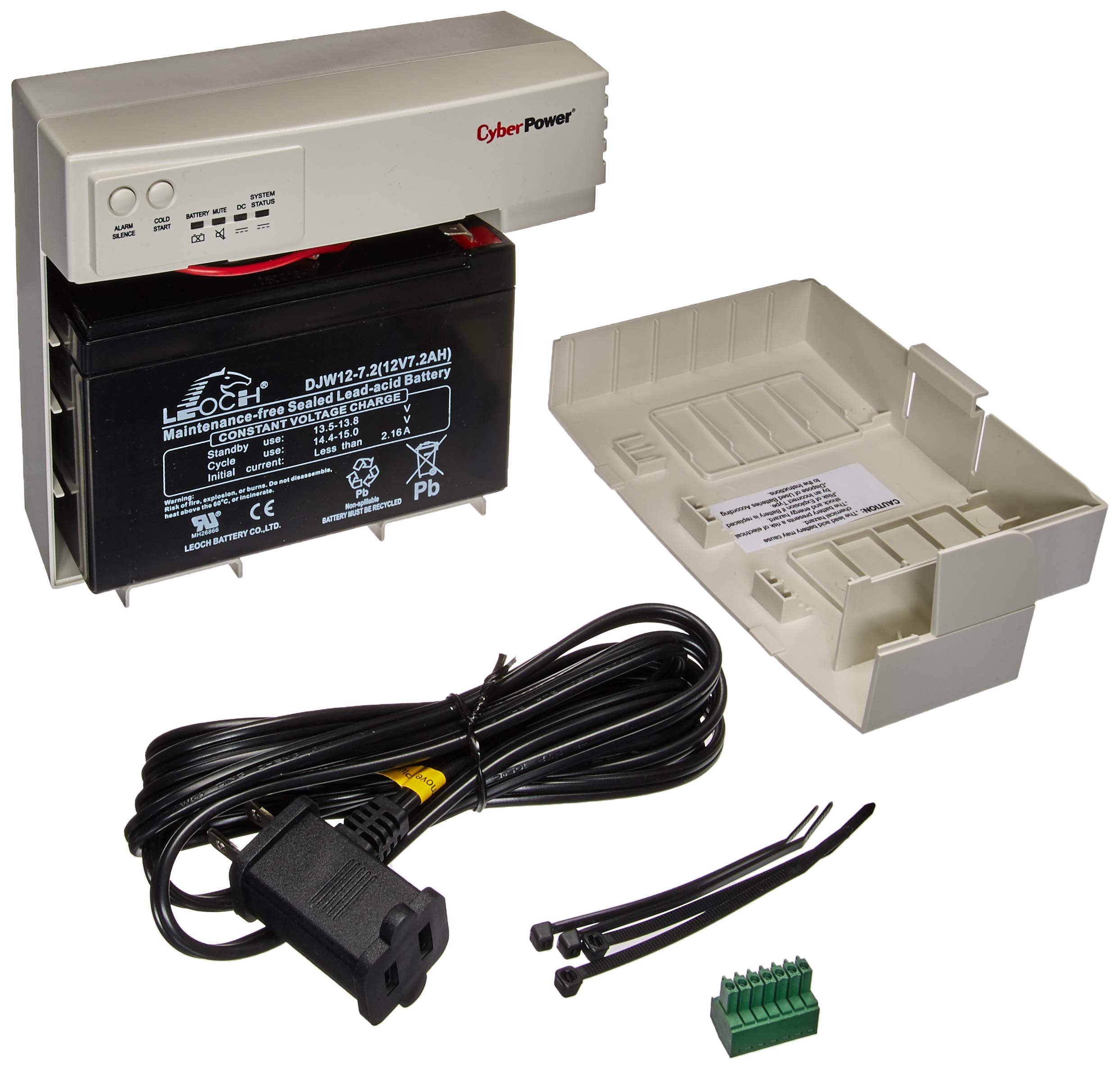 CyberPower CSN27U12V-NA2 CyberShield DC PS 12V, 27W, 7.2A Battery