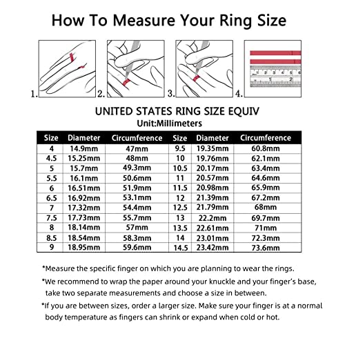 Adreamz Promise Ring for Her Couple Ring for Him and Her I Love You Silver Stainless Steel Wedding Band Engagement Ring 6