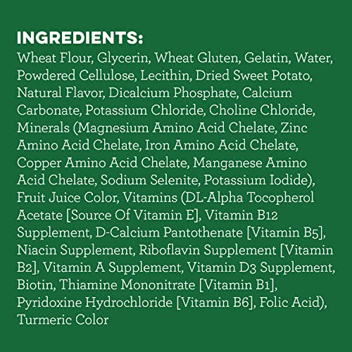 Greenies Large Natural Dog Dental Treats, Sweet Potato Flavor, 36 oz. Pack (24 Treats)