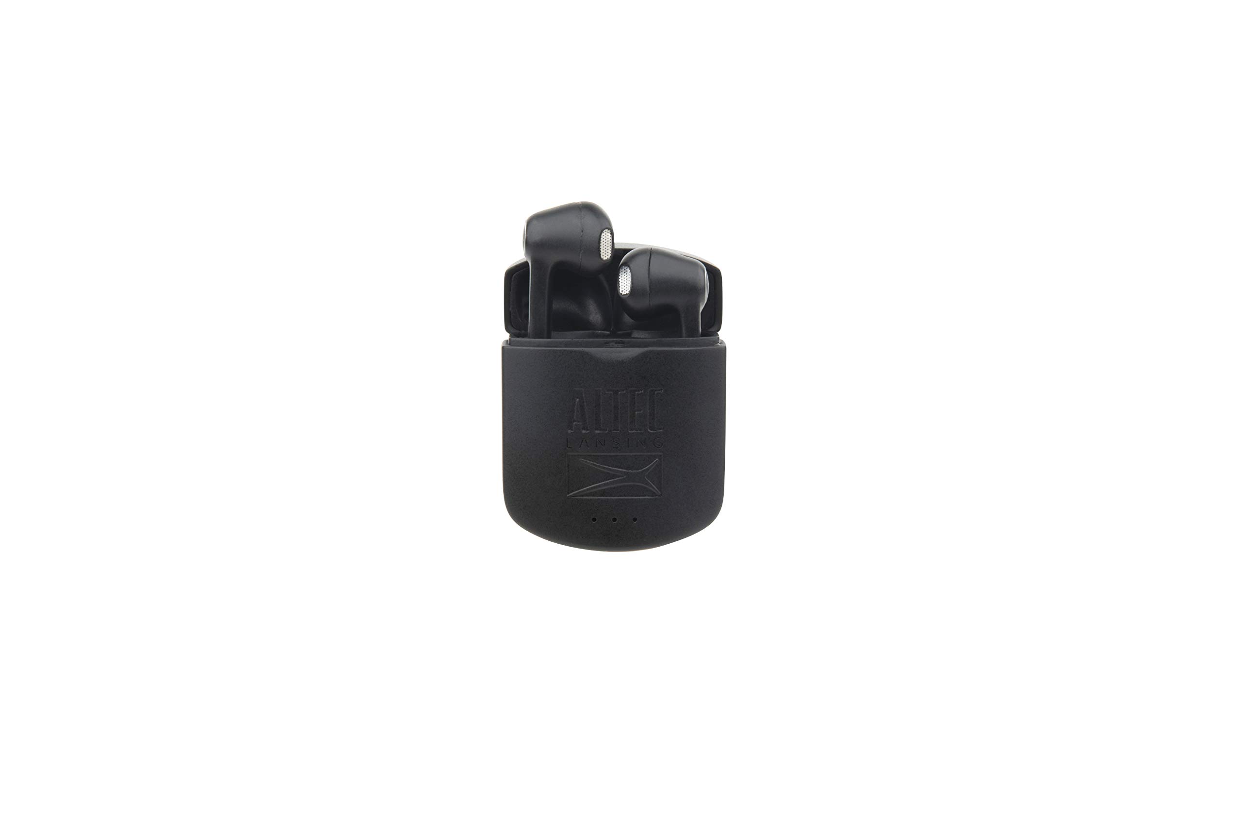 Altec Lansing MZX634 True Evo Air Wireless Earbuds with Wireless Charging Case | Durable Bluetooth Earbuds, Portable Charging Case, Long Battery Life, IPX-6 Protection from Sweat and Rain (Black)